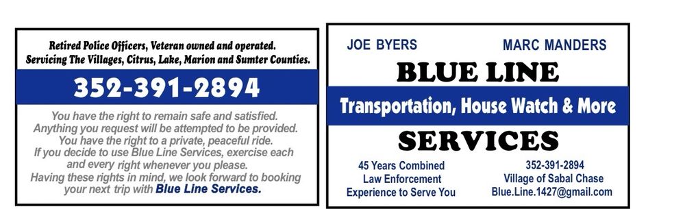 BLUE LINE SERVICES - Updated December 2025 - The Villages, Florida ...