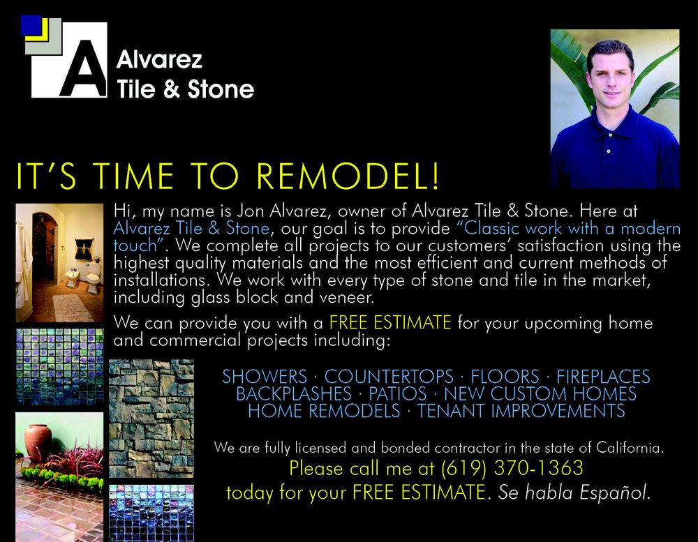 ALVAREZ TILE & STONE - Updated December 2025 - Santee, California ...