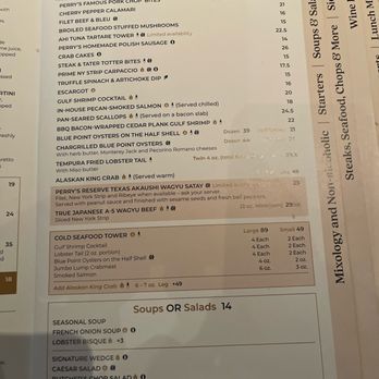 PERRY’S STEAKHOUSE & GRILLE - GRAPEVINE - Updated July 2024 - 1049 ...