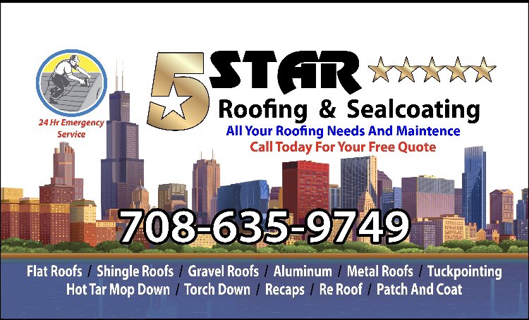 5 STAR ROOFING - Updated July 2025 - Chicago, Illinois - Roofing - Phone Number - Yelp