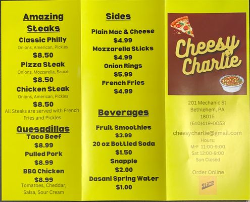 CHEESY CHARLIE - Updated July 2025 - 13 Photos - 201 Mechanic St ...