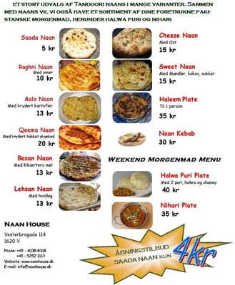 NAAN HOUSE - Updated October 2025 - Vesterbrogade 114, København ...