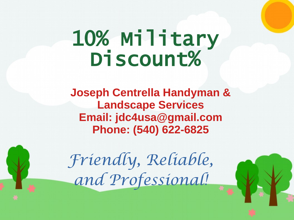 JOSEPH CENTRELLA - Updated June 2024 - Front Royal, Virginia - Handyman ...