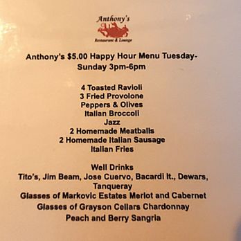 ANTHONY’S RESTAURANT & LOUNGE - Updated April 2026 - 162 Photos & 307 ...