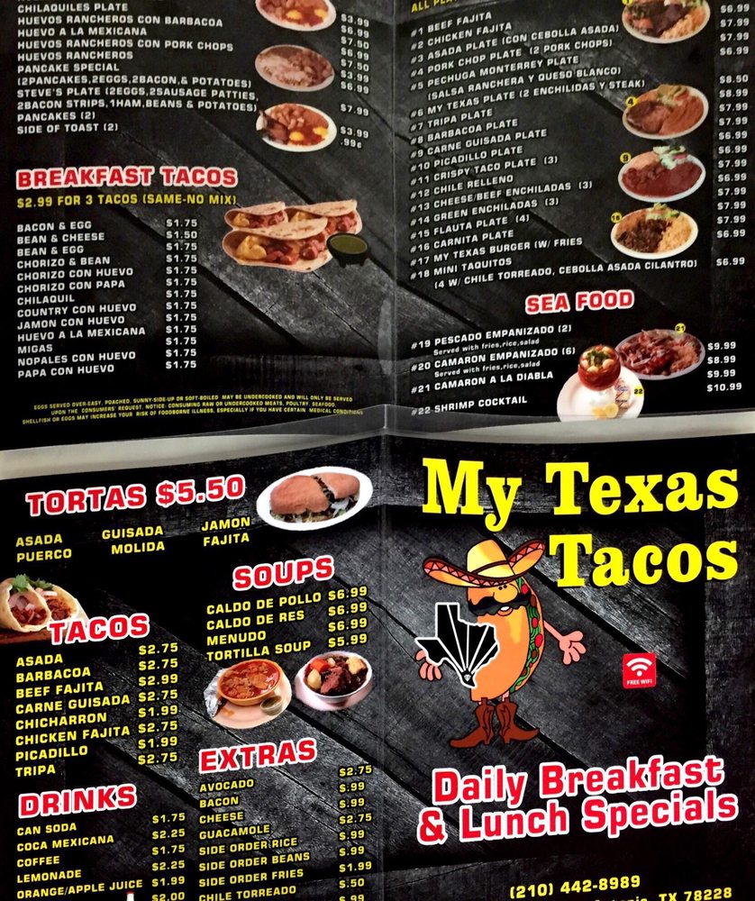 MY TEXAS TACOS - Updated February 2025 - 420 Bandera St, San Antonio ...