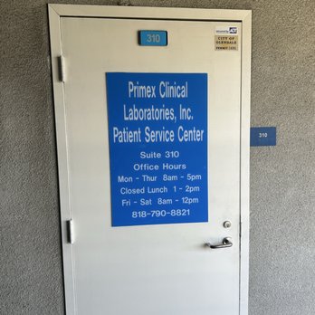 PRIMEX CLINICAL LAB - Updated January 2026 - 21 Reviews - 1809 Verdugo ...