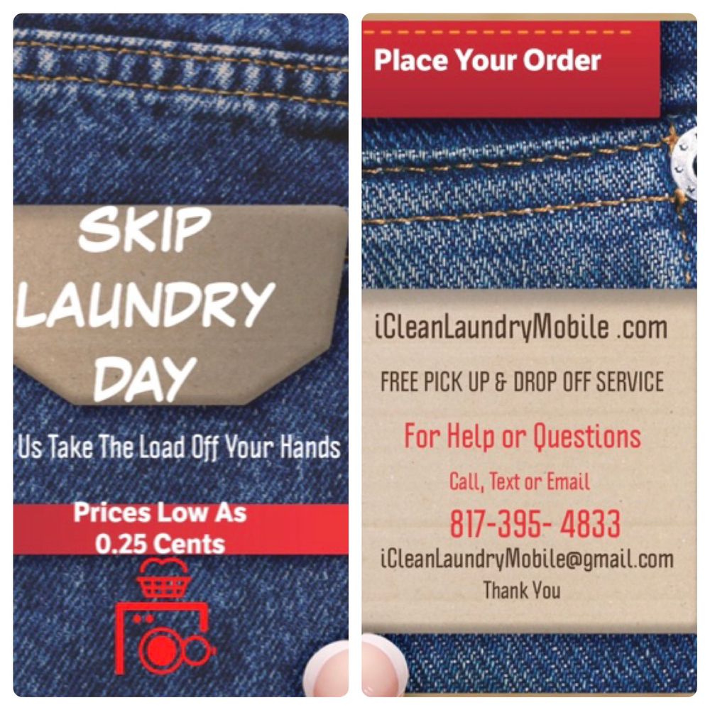 ICLEAN LAUNDRY MOBILE - Updated June 2024 - Fort Worth, Texas - Laundry ...