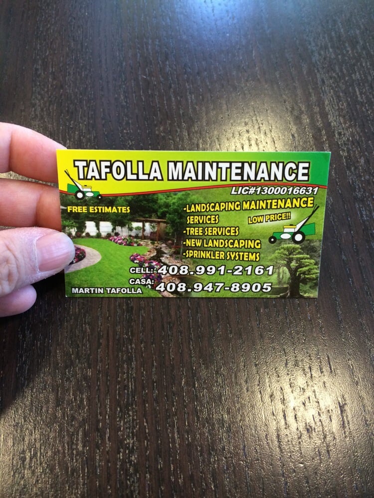 TAFOLLA MAINTENANCE - San Ramon, California - Landscaping - Phone ...