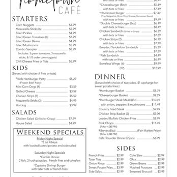 HOMETOWN CAFE - Updated December 2025 - 409 S Main St, Jamestown ...