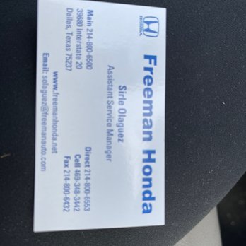 FREEMAN HONDA - Updated October 2025 - 13 Photos & 47 Reviews - 39680 ...