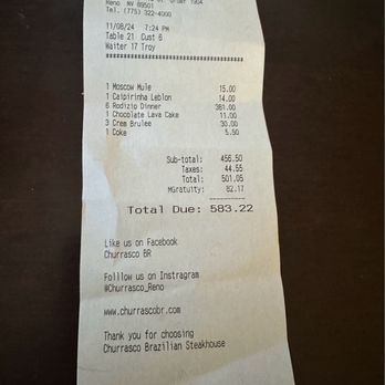 CHURRASCO BRAZILIAN STEAKHOUSE - Updated November 2024 - 1031 Photos ...