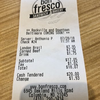 BON FRESCO - Updated June 2025 - 255 Photos & 687 Reviews - 6945 ...