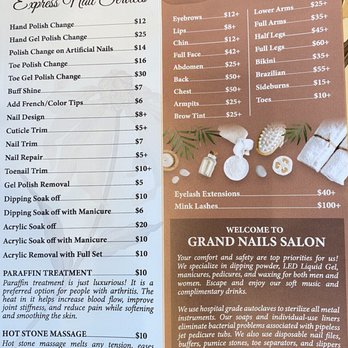 GRAND NAILS SALON Updated February 2025 509 Photos 163 Reviews 4233 Corners Pkwy Raleigh North Carolina Nail Salons Phone Number Yelp