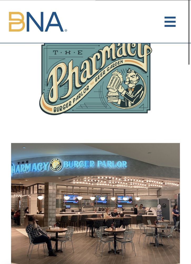 THE PHARMACY BURGER PARLOR - 1 Terminal Dr, Nashville, Tennessee ...