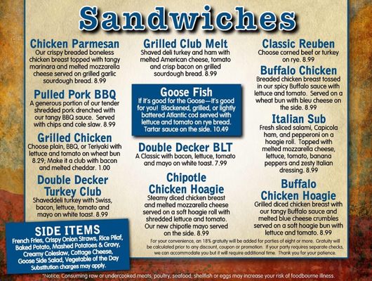 THE BLUE GOOSE SPORTS CAFÉ - Updated December 2024 - 156 Photos & 124 ...