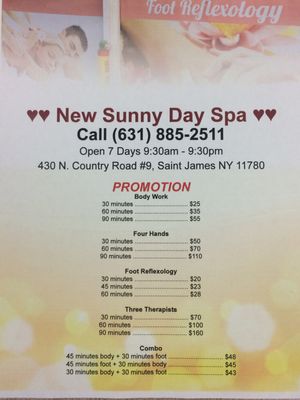 THE NEW SUNNY DAY SPA - Updated December 2025 - 430 N Country Rd, Saint ...