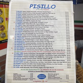 PISILLO ITALIAN PANINI - Updated January 2026 - 265 Photos & 226 ...