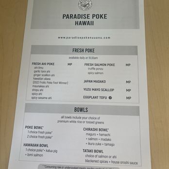 PARADISE POKE HAWAII - NUUANU - Updated November 2024 - 790 Photos ...