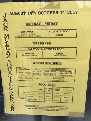 JACK MCLEAN AQUATICS CENTER - Updated June 2024 - 700 Paul Russell Rd ...