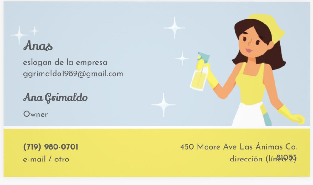 ANAS HOUSE CLEANING - Request a Quote - 450 Moore Ave, Las Animas ...