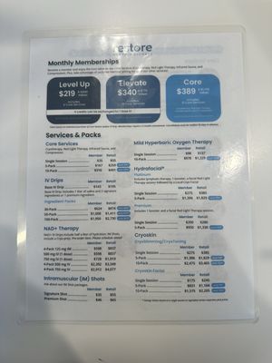 RESTORE HYPER WELLNESS - Updated November 2025 - 28 Photos - 777 White ...