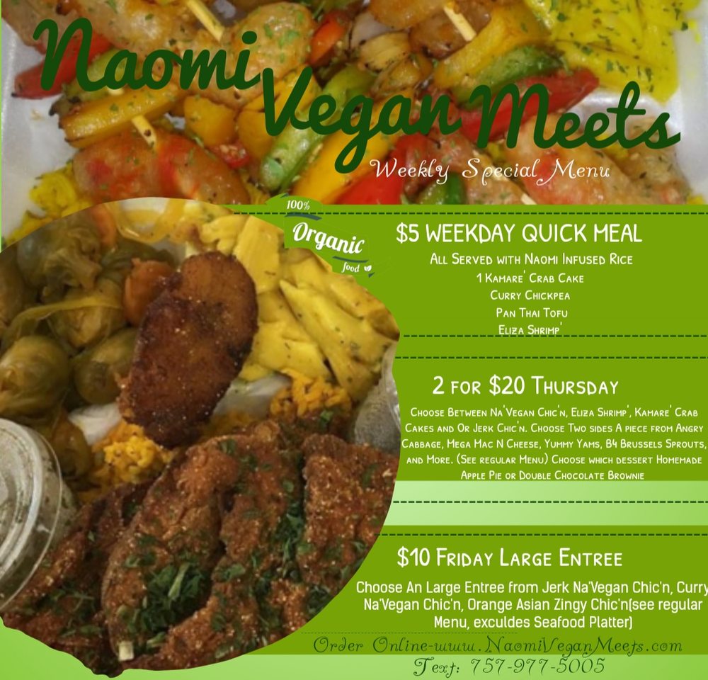 NAOMI VEGAN MEETS - 28 Photos - Vegan - Newport News, VA - Restaurant ...