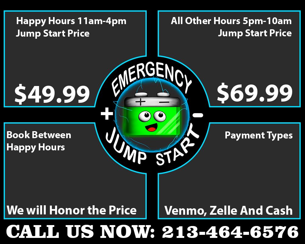 EMERGENCY JUMP START - Updated January 2025 - Los Angeles, California ...