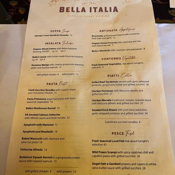 BELLA ITALIA - Updated August 2024 - 346 Photos & 486 Reviews - 118 E ...