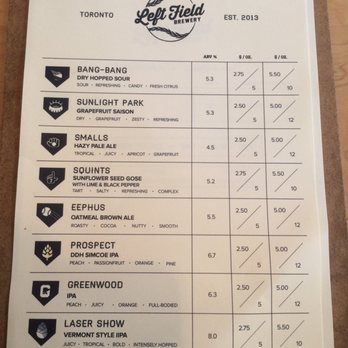 LEFT FIELD BREWERY - Updated January 2026 - 99 Photos & 66 Reviews - 36 ...