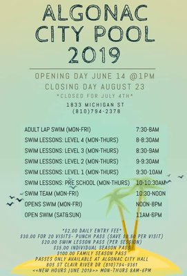 ALGONAC COMMUNITY SWIMMING POOL - Updated November 2024 - 1833 Michigan ...