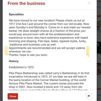 SQUIRE BARBER SHOP - Updated July 2024 - 40 Photos & 253 Reviews - 1917 ...