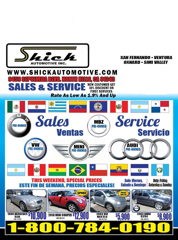 SHICK AUTOMOTIVE - Updated January 2026 - 20 Reviews - 9459 Sepulveda ...
