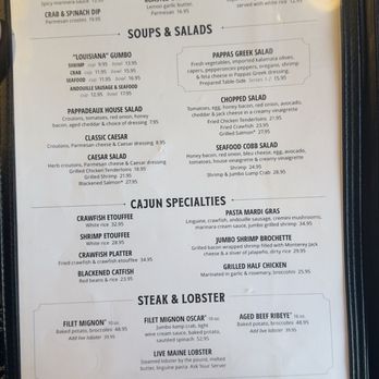 Pappadeaux hours store