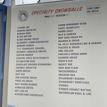 QUALITY SNOWBALLS - Updated December 2025 - 96 Photos & 47 Reviews ...