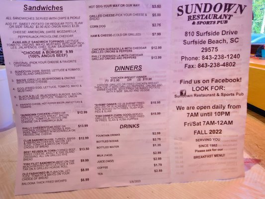 SUNDOWN SPORTS PUB - 24 Photos & 31 Reviews - 810 Surfside Dr, Surfside ...