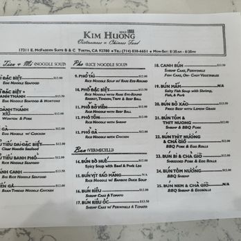 KIM HUONG VIETNAMESE AND CHINESE RESTAURANT - Updated June 2025 - 358 ...
