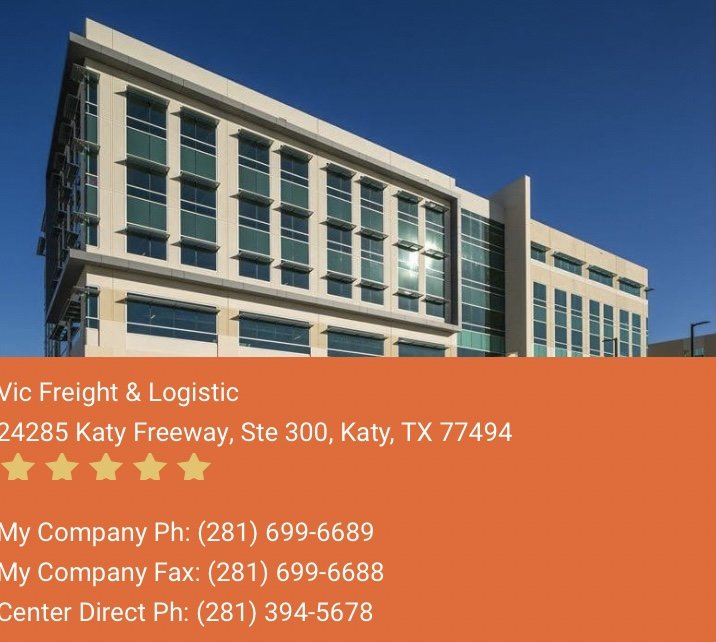 VIC FREIGHT & LOGISTICS - Request a Quote - Katy, TX - Yelp