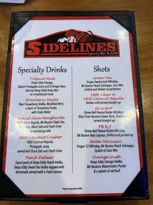 SIDELINES SPORTS BAR & GRILL - Updated July 2024 - 92 Photos & 197 ...