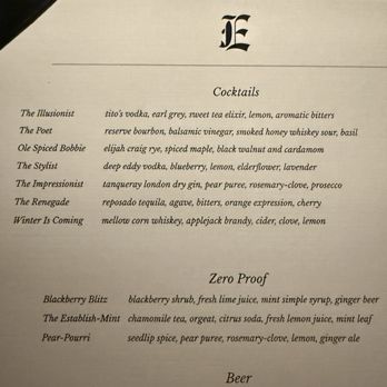 THE ESTABLISHMENT - Updated May 2025 - 468 Photos & 243 Reviews - 28 ...