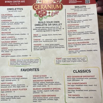 THE RED GERANIUM CAFE - Updated October 2025 - 68 Photos & 103 Reviews ...