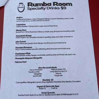 RUMBA ROOM - Updated November 2025 - 40 Photos & 40 Reviews - 303 S ...