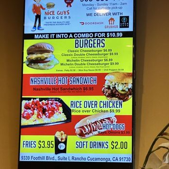 NICE GUYS BURGERS - Updated May 2024 - 227 Photos & 243 Reviews - 9339 ...