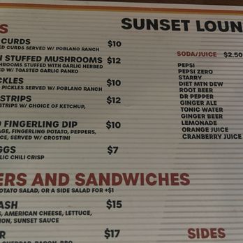 SUNSET LOUNGE - Updated December 2025 - 24 Photos & 12 Reviews - 1409 ...