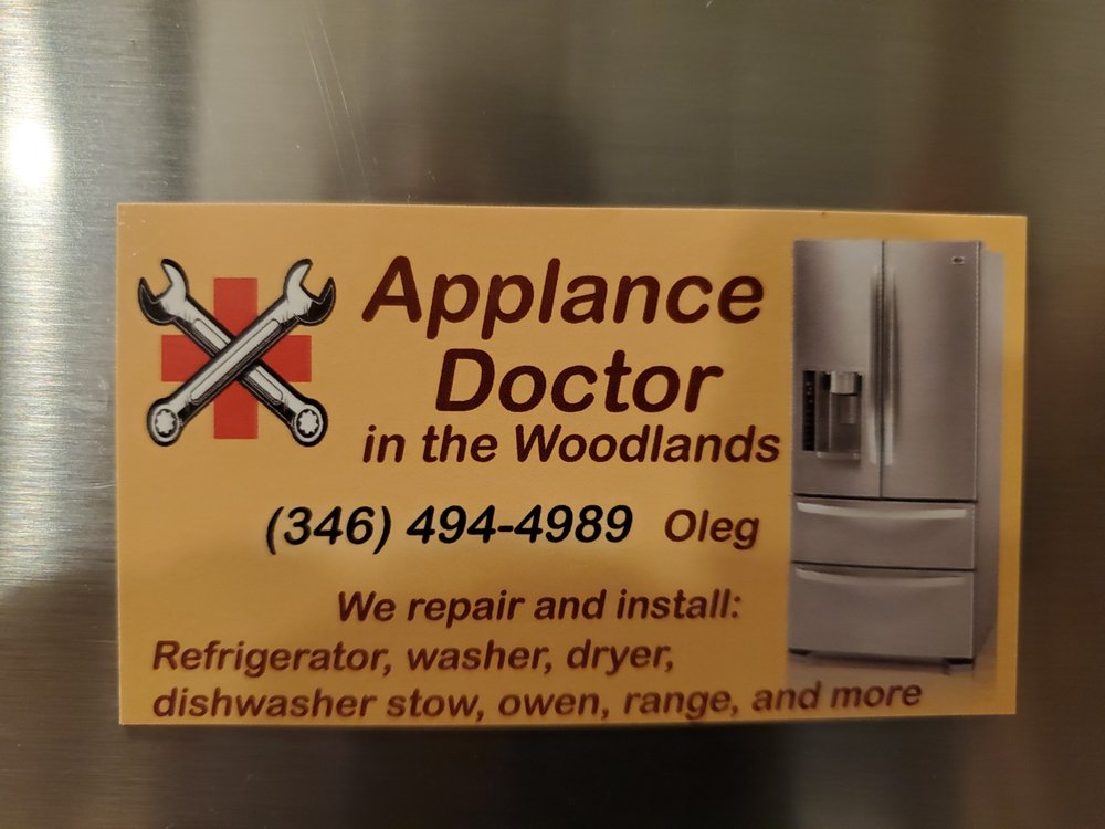 APPLIANCE DOCTOR IN THE WOODLANDS - Request a Quote - Conroe, Texas ...