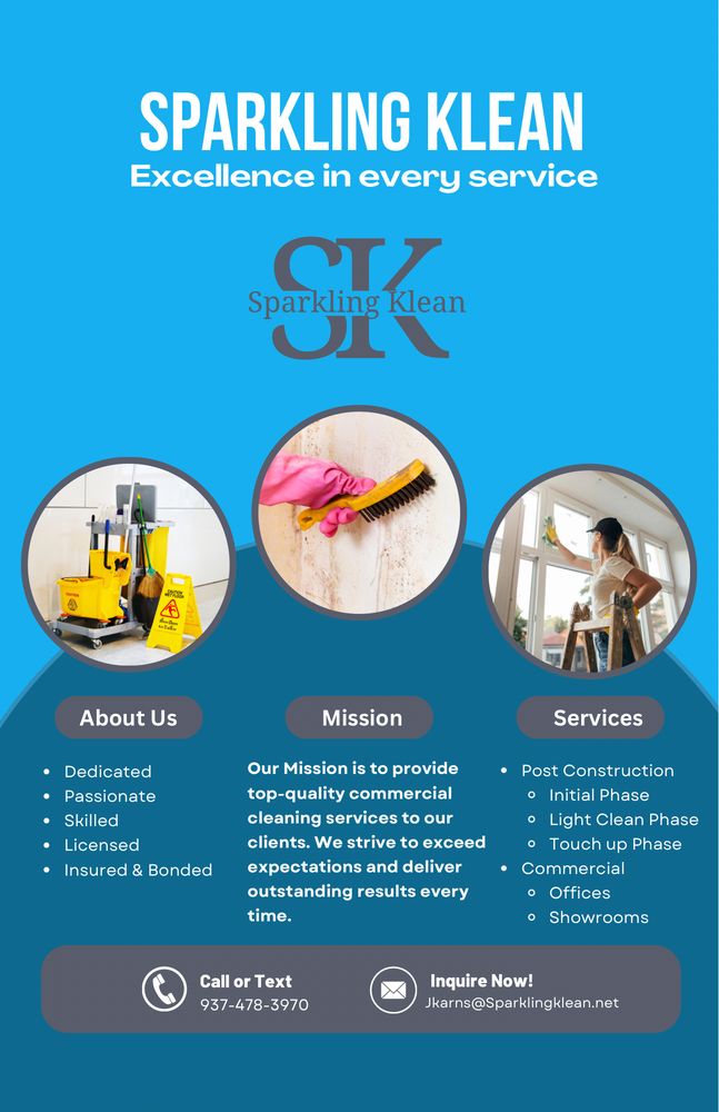SPARKLING KLEAN SERVICES - Updated April 2024 - West Milton, Ohio ...