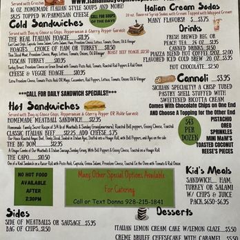 THE ITALIAN LADY OF PINETOP CANNOLI SHACK & KITCHEN - Updated July 2025 ...