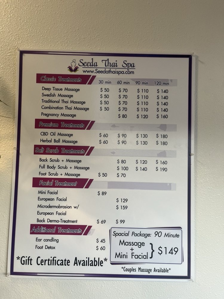 SEEDA THAI SPA - Updated November 2025 - 53 Reviews - 24238 Lyons Ave ...