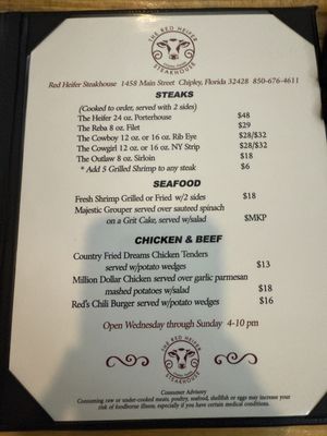 THE RED HEIFER STEAKHOUSE - Updated December 2025 - 1458 Main St ...