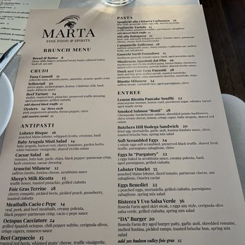 MARTA FINE FOOD AND SPIRITS - Updated June 2024 - 341 Photos & 94 ...