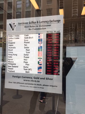 VANCOUVER BULLION & CURRENCY EXCHANGE - Updated December 2025 - 28 ...